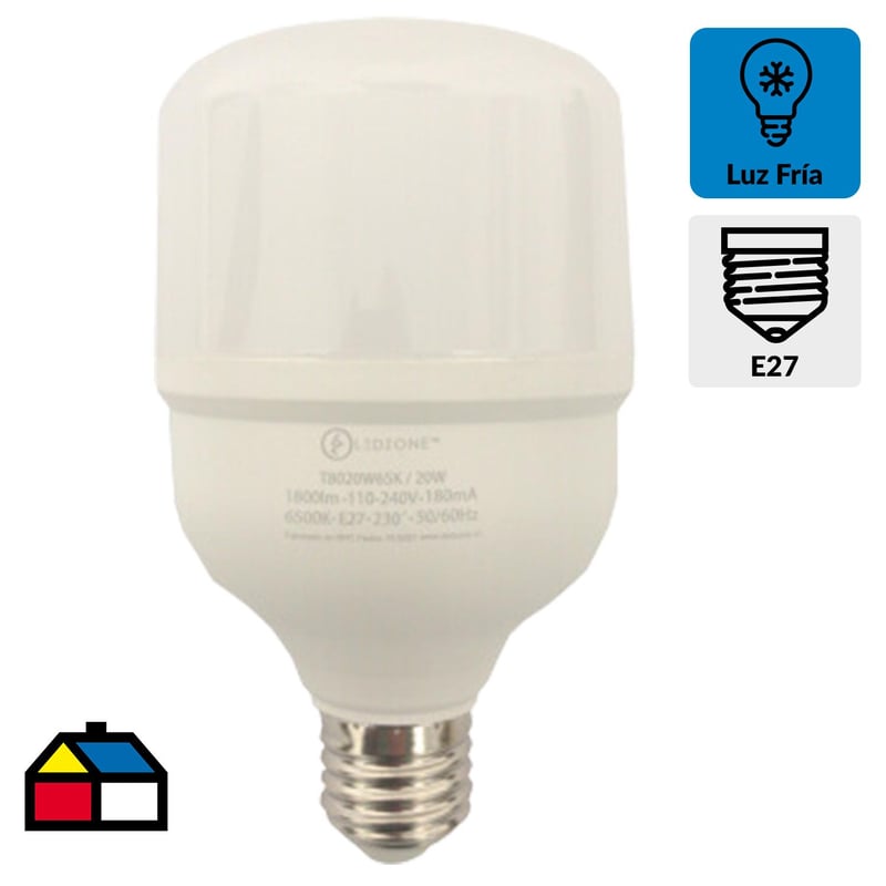 Ampolleta high power led e27 40w lf | Sodimac - Falabella