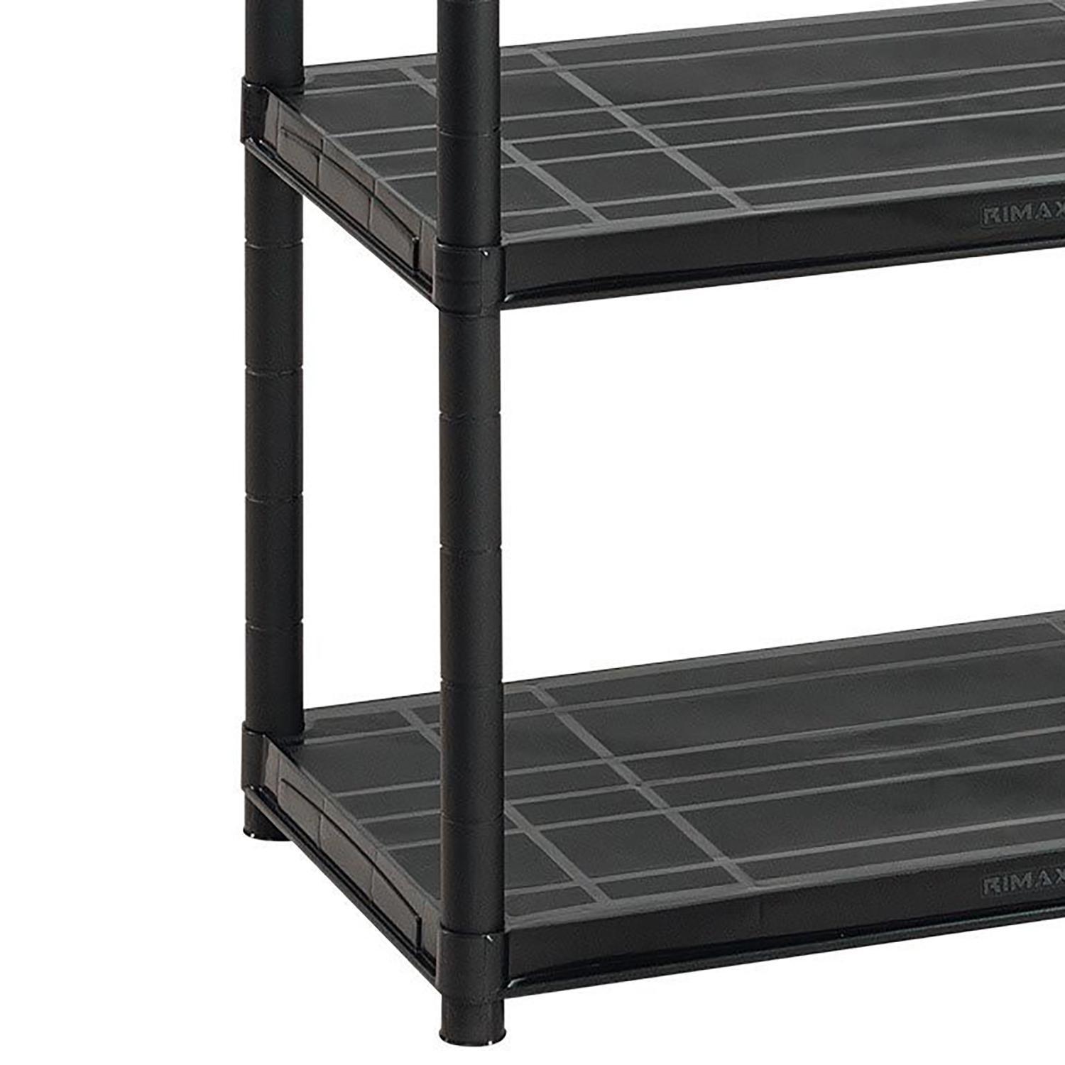 Estante Plástico 4 Nivel(es) 38x129x71 cm Negro | Sodimac - Falabella