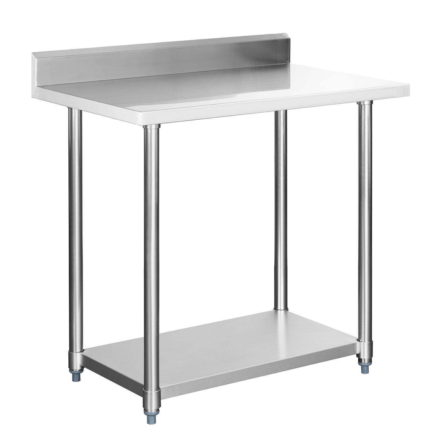 Meson de trabajo Mural con repisa inferior Eco 60x90 cm de Acero ...