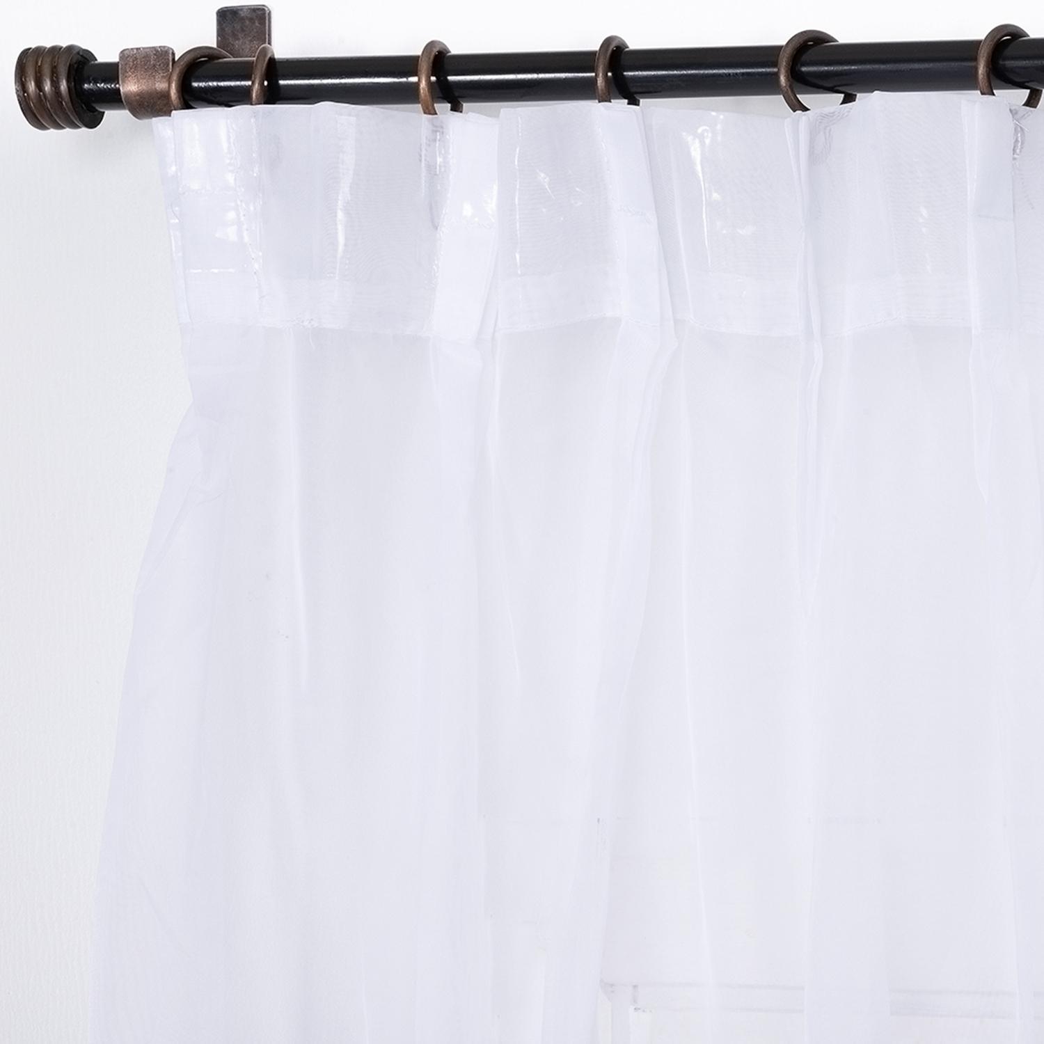 Cortina Velo Pinzas 1 Pa o 1 45 X 2 30 M Blanco Sodimac Falabella