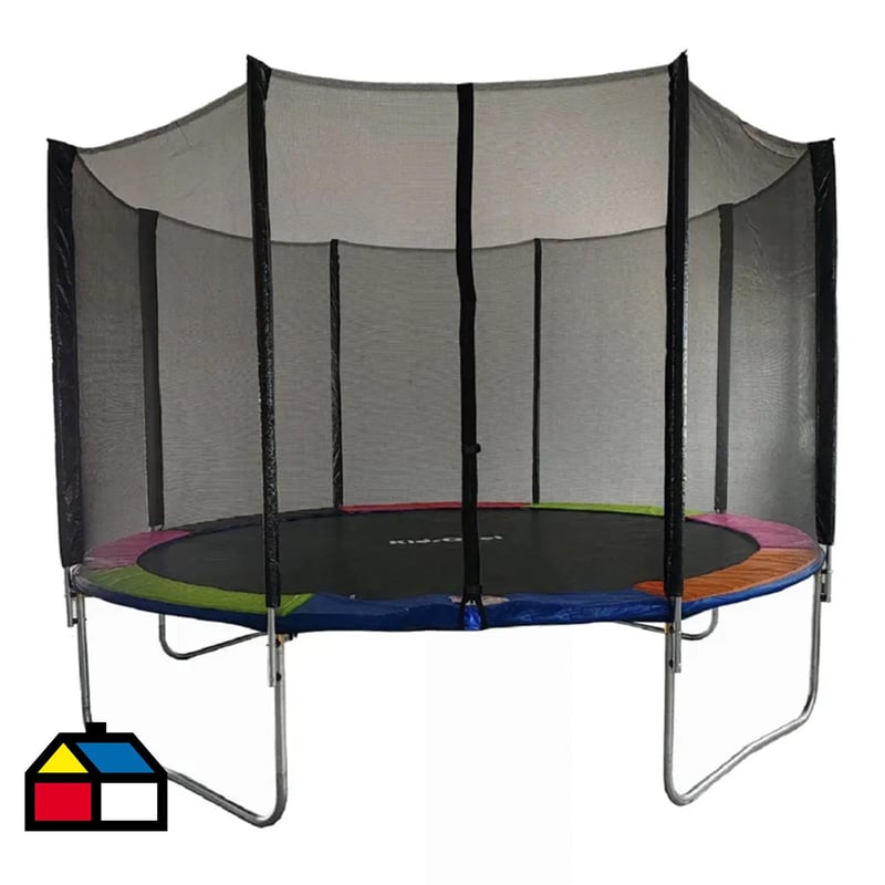 Cama Elástica 366x260x366 cm Multicolor | Sodimac - Falabella