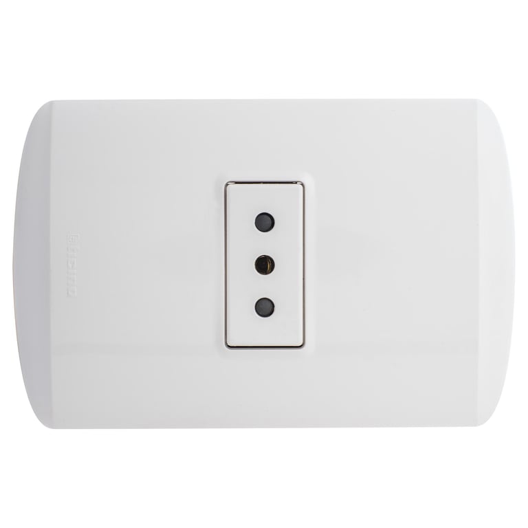 Tomacorriente simple 10 A Blanco | Sodimac - Falabella