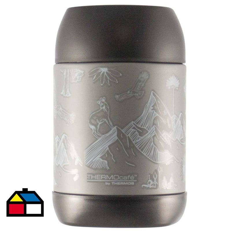Termo para Comida 500 ml Acero Inoxidable Gris | Sodimac - Falabella