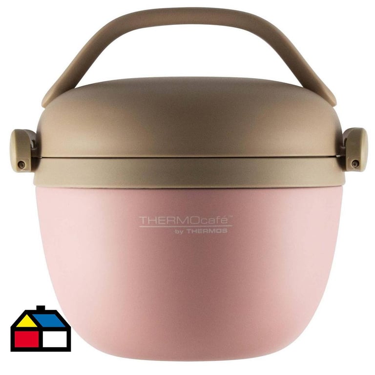 Termo para Comida 600 ml Acero Inoxidable Rosado | Sodimac - Falabella