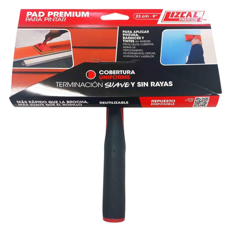 Pad almohadilla flocada para pintar 23x9 cm con mango regulable sin ...