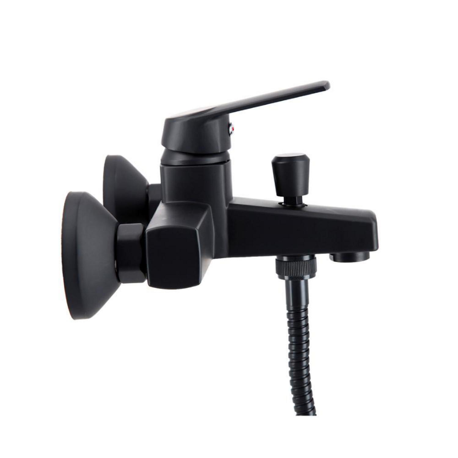 Monomando Tina Ducha Modena Eco Negro mate | Sodimac - Falabella