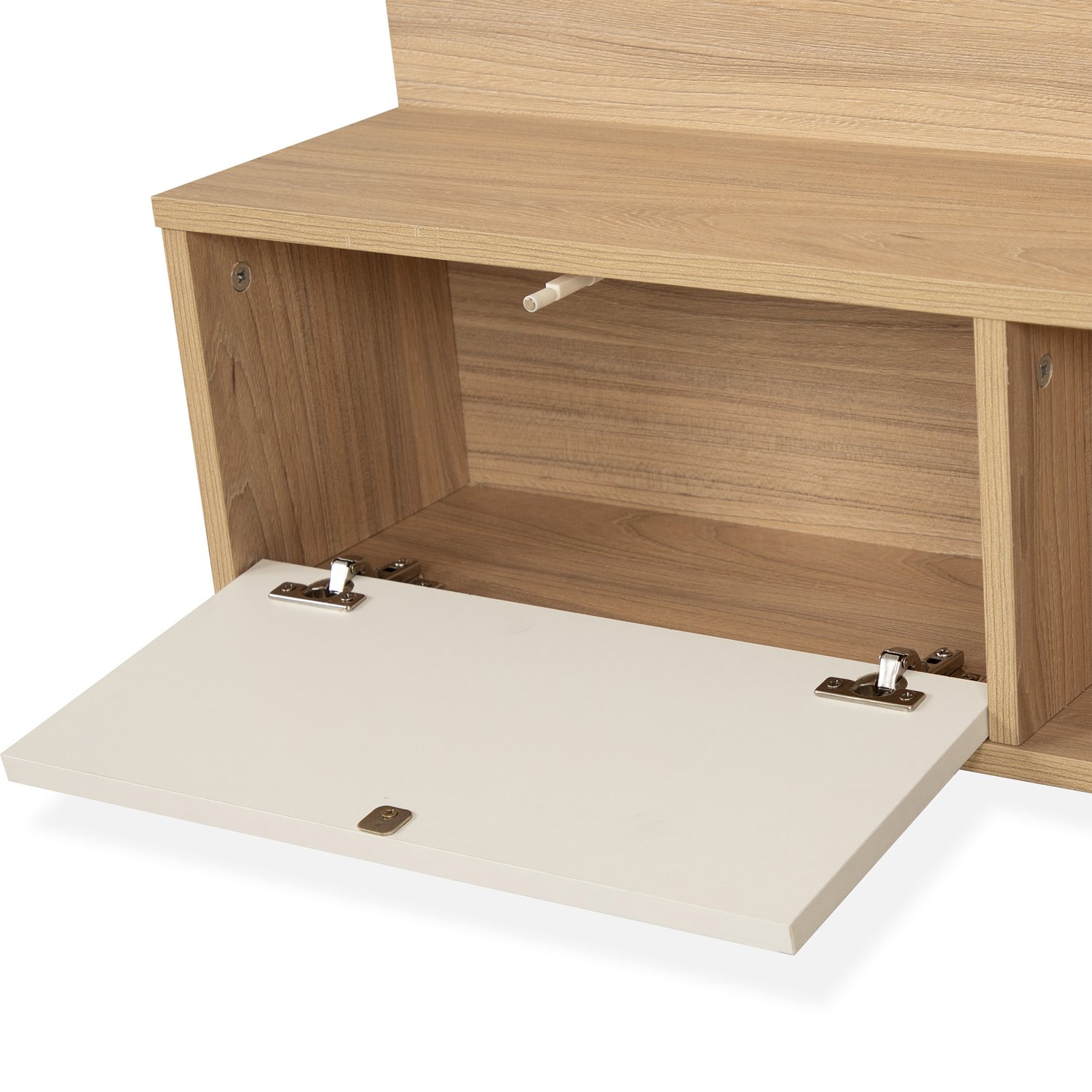 Panel TV Picasso Olmo Alpino/Blanco 75 " 180x152x23 cm | Sodimac ...