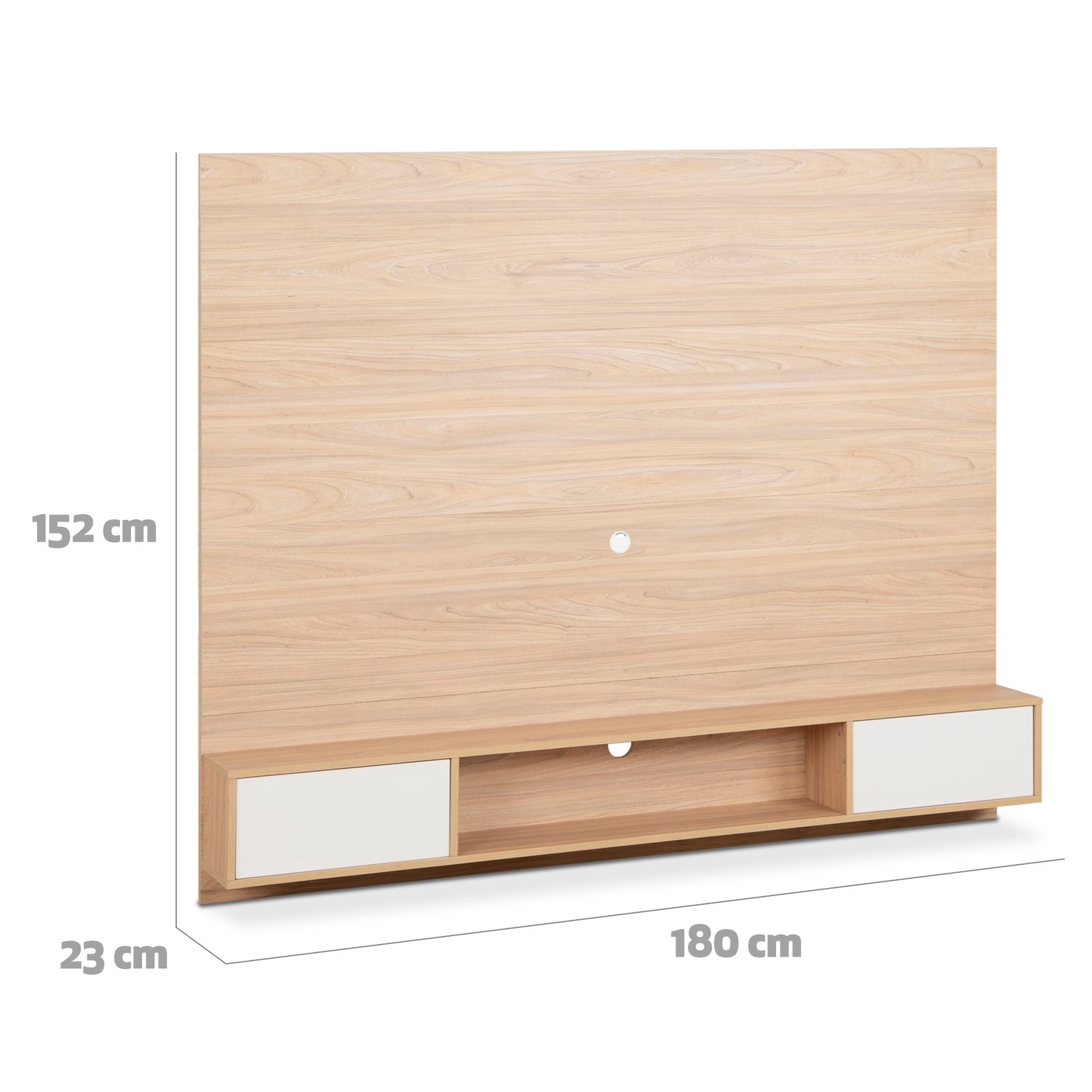 Panel TV Picasso Olmo Alpino/Blanco 75 " 180x152x23 cm | Sodimac ...