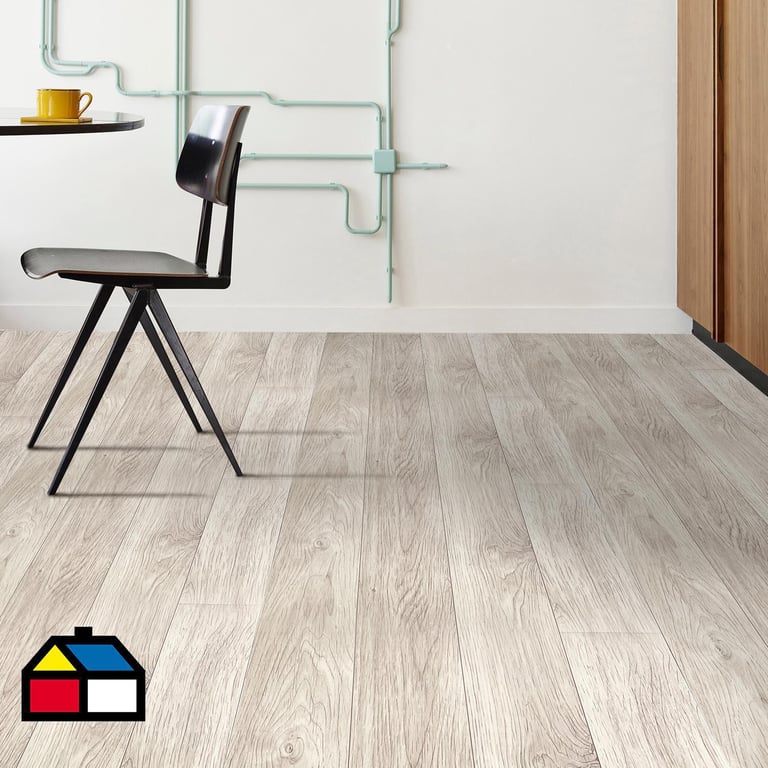 Piso Vinílico en Rollo 2,7 mm 2x5 m Elegance Silver 10 m2 | Sodimac ...