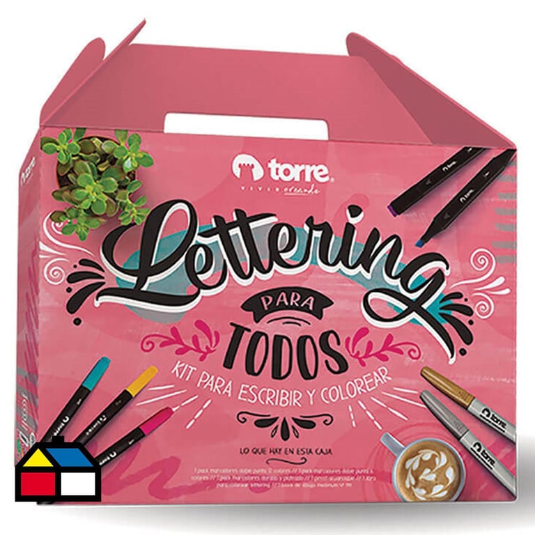 Box Lettering kit para escribir y colorear | Sodimac - Falabella