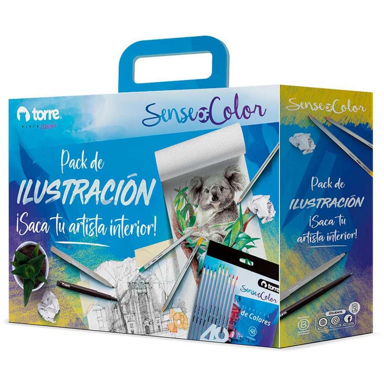 Box Sense of color pack de ilustración | Sodimac - Falabella