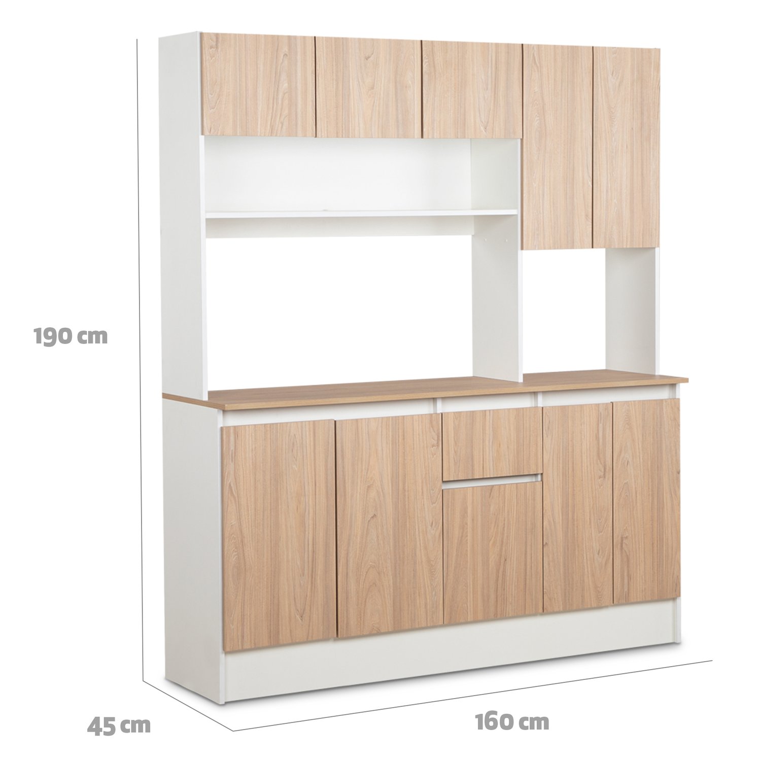 Mueble cocina 160x190x45cm Catania | Sodimac Chile