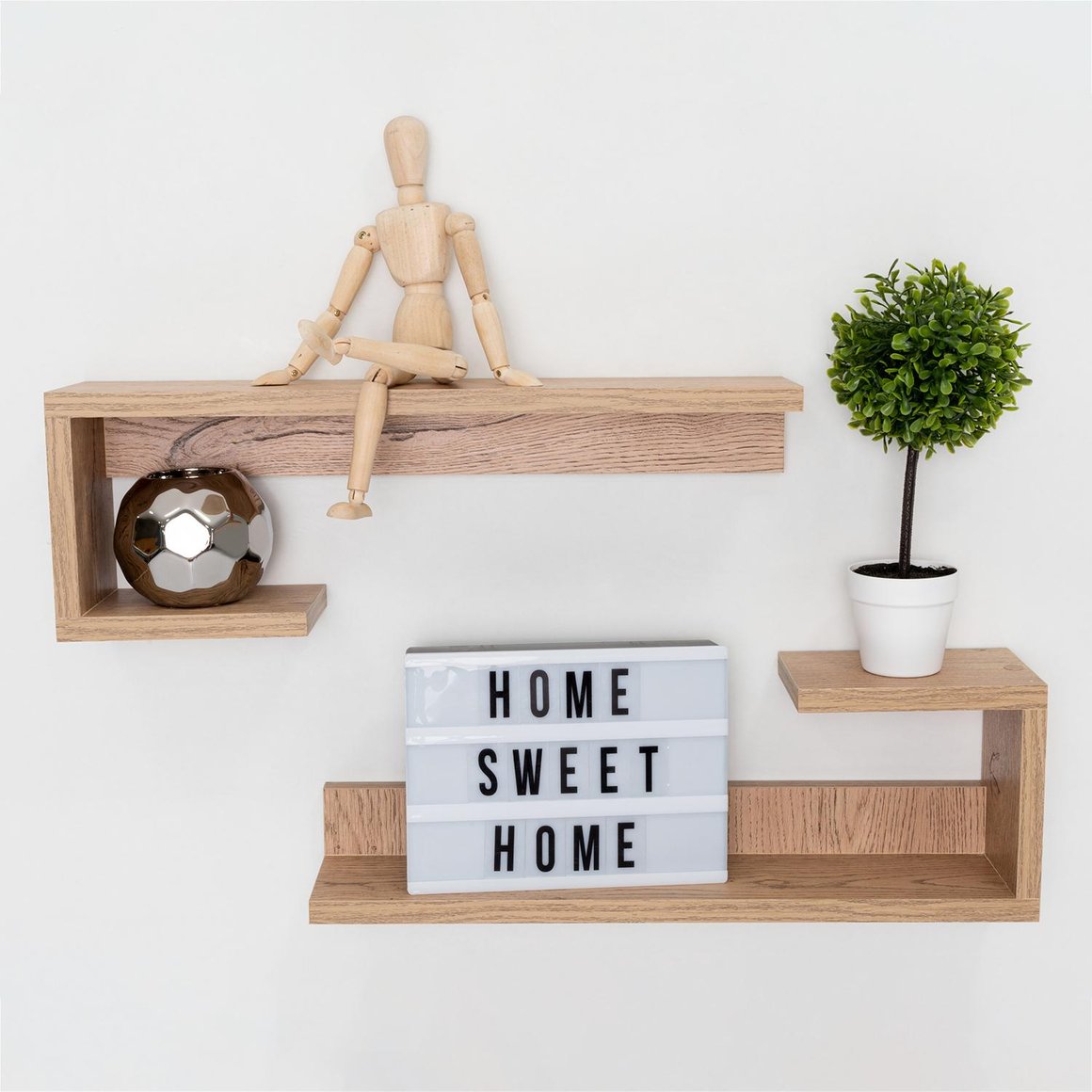 Repisa Santino Aglomerado 2 Nivel(es) 37x28x8 cm Rovere | Sodimac ...