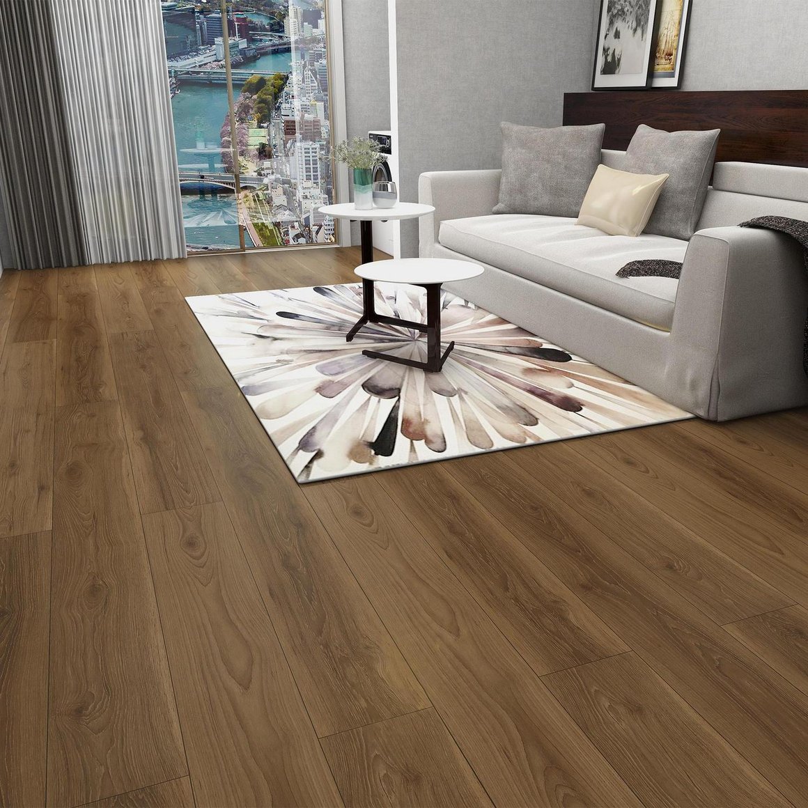 Piso Flotante 8 mm Apolo Chocolate 1.907 m2 | Sodimac - Falabella