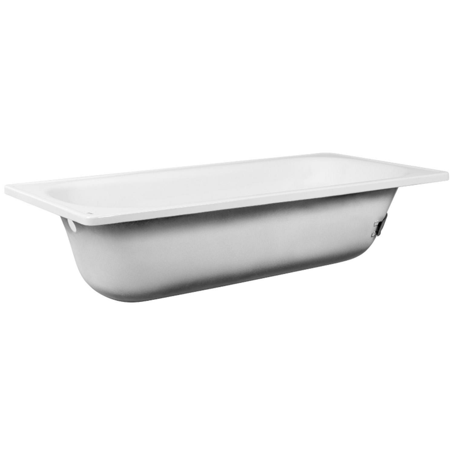 Tina con Antideslizante 100x70 cm Rectangular Acero Esmaltado | Sodimac ...