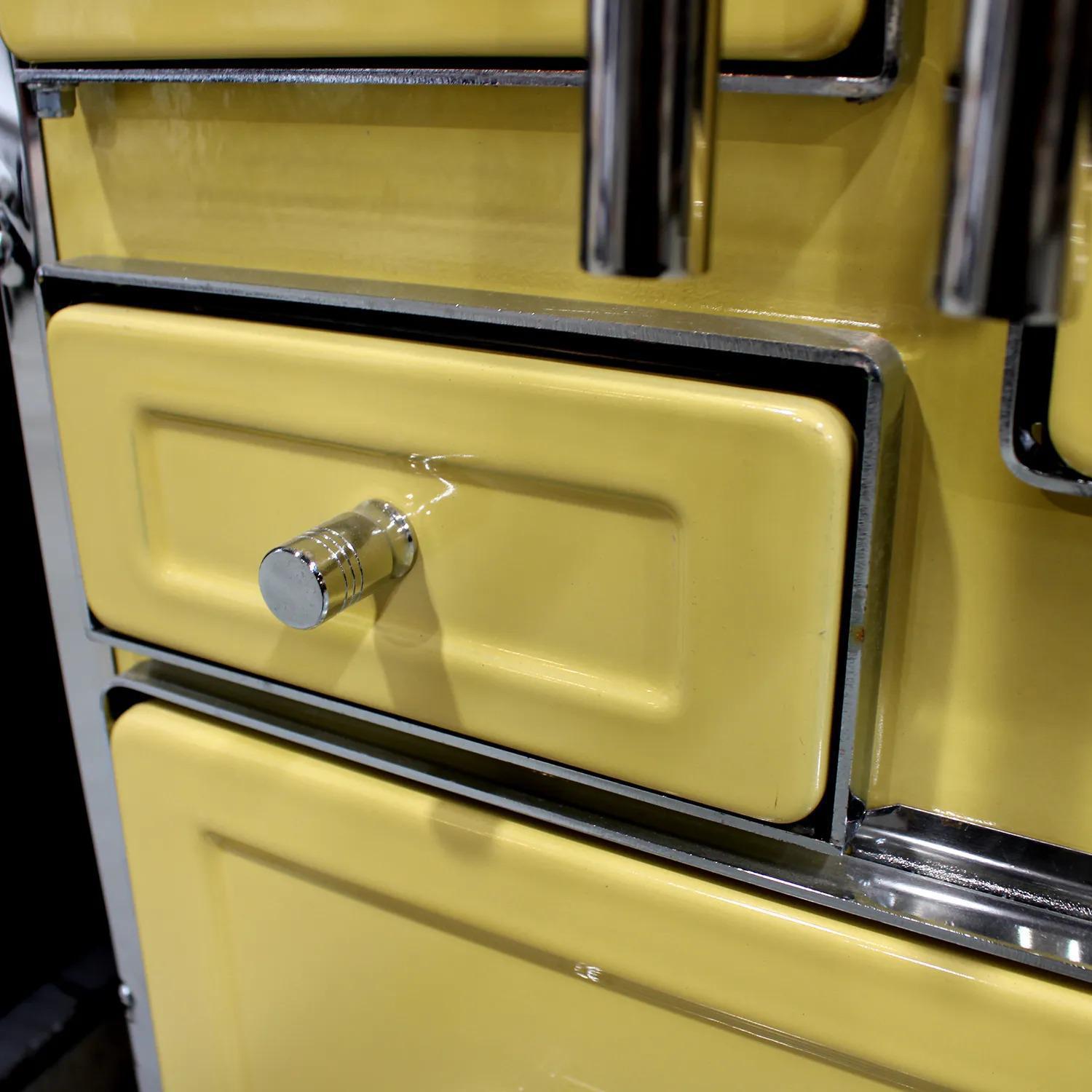 Cocina a Leña Calbuco MZ 90 Amarilla | Sodimac - Falabella