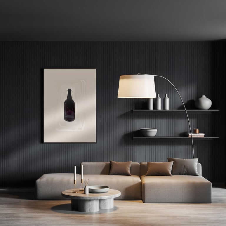 Wall Panel 3D 16x244 cm Gris Grafito 1.560 m2 | Sodimac - Falabella