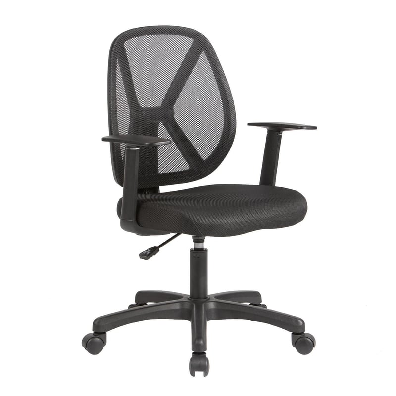 Silla Escritorio Ergonómica New Genova Negro | Sodimac - Falabella