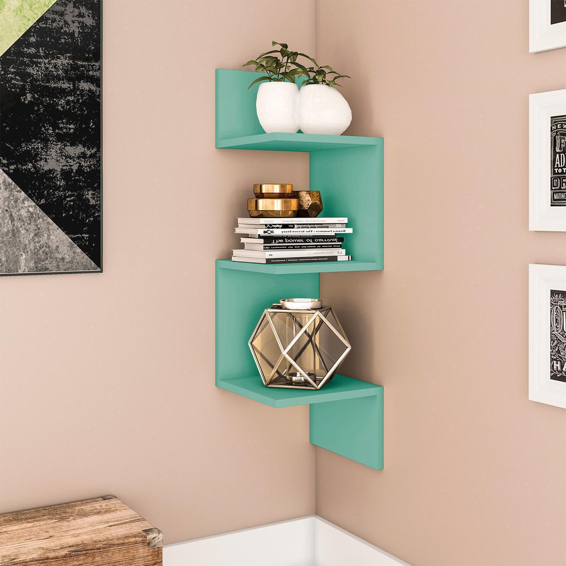 Repisa MDP 3 Nivel(es) 25x82x25 cm Oliva | Sodimac - Falabella