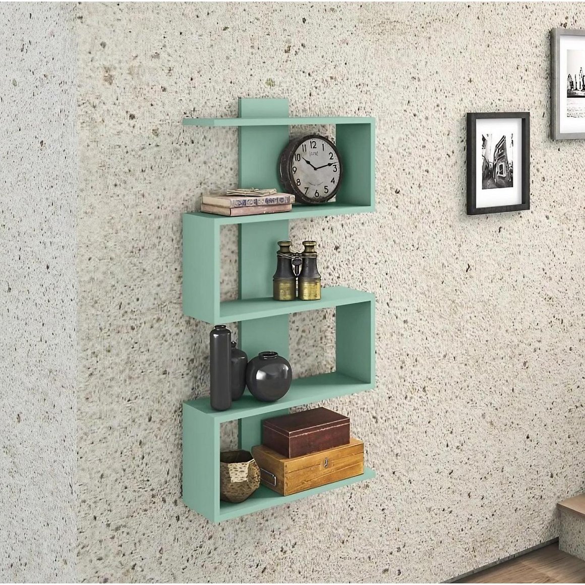 Repisa Moscú MDP 4 Nivel(es) 50x106x17 cm Oliva | Sodimac - Falabella