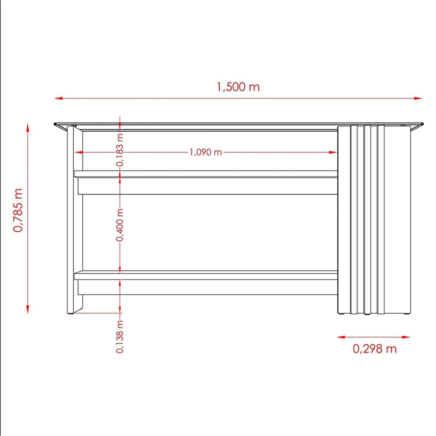 Frizz Blanco crema 150x34.5x78.5 cm | Sodimac - Falabella