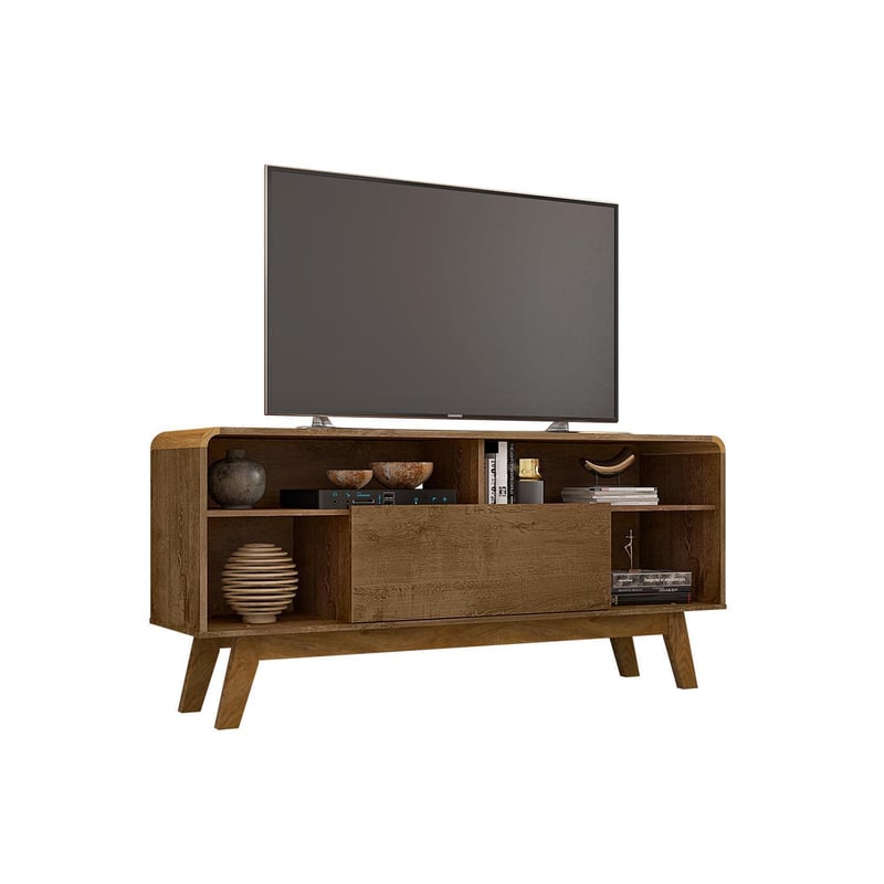 Rack TV 55 " Lazuli Rústico 136x64x36 cm | Sodimac - Falabella