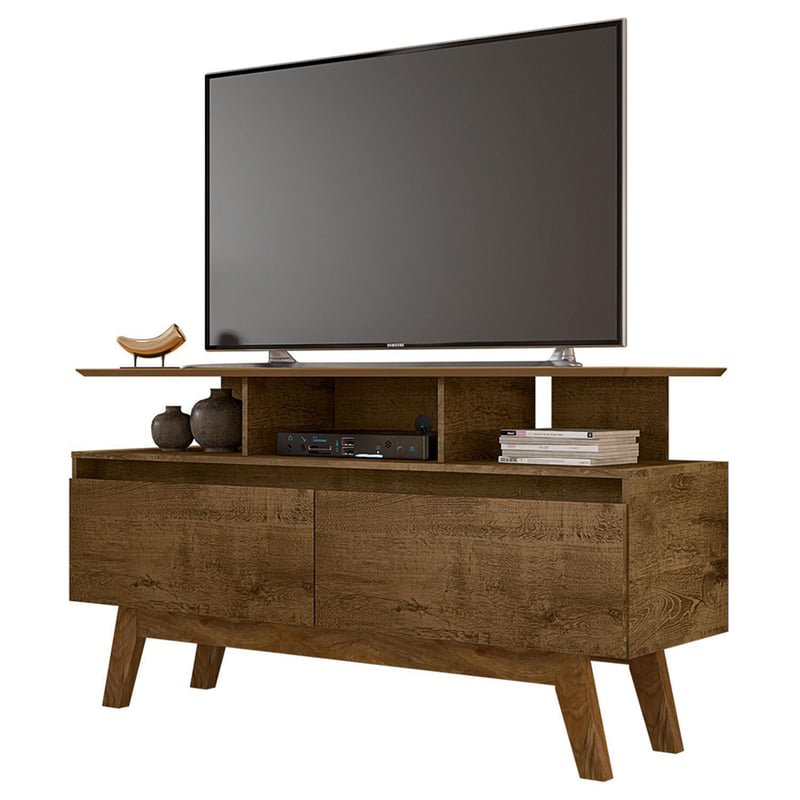 Rack TV 50 " Rubi Rústico 120x65x38 cm | Sodimac - Falabella