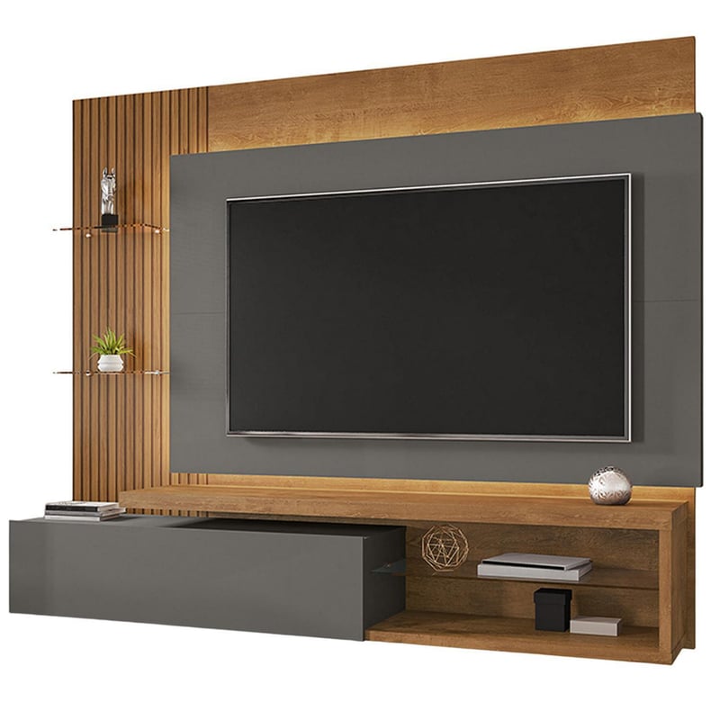 Panel TV 65 " Copacabana Natural 180x148x35 cm | Sodimac - Falabella