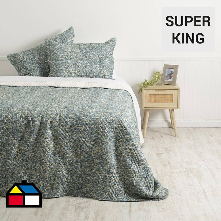Quilt Zurich Multicolor Super king | Sodimac - Falabella