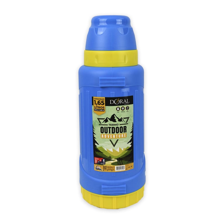 Termo Outdoor 3.2 l Acero Inoxidable Rojo | Sodimac - Falabella
