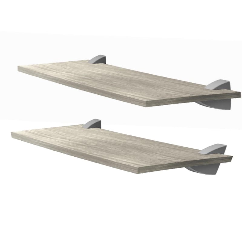 Set de Repisas Concept MDP 2 Nivel(es) 60x1.5x20 cm Gris | Sodimac ...