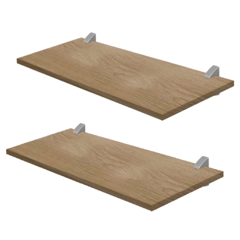 Set de Repisas Concept MDP 2 Nivel(es) 60x1.5x20 cm Roble | Sodimac ...