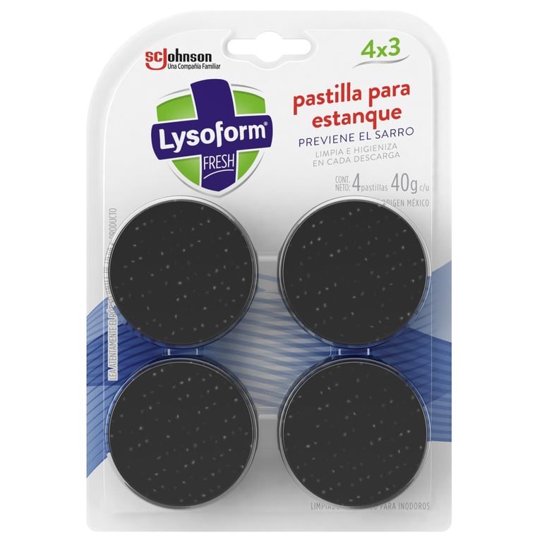 Lysoform pastilla azul 4x3 | Sodimac - Falabella