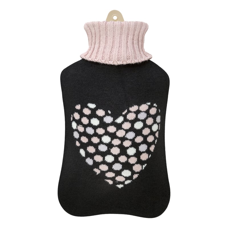 Guatero 2 litros con funda tejido corazón | Sodimac - Falabella