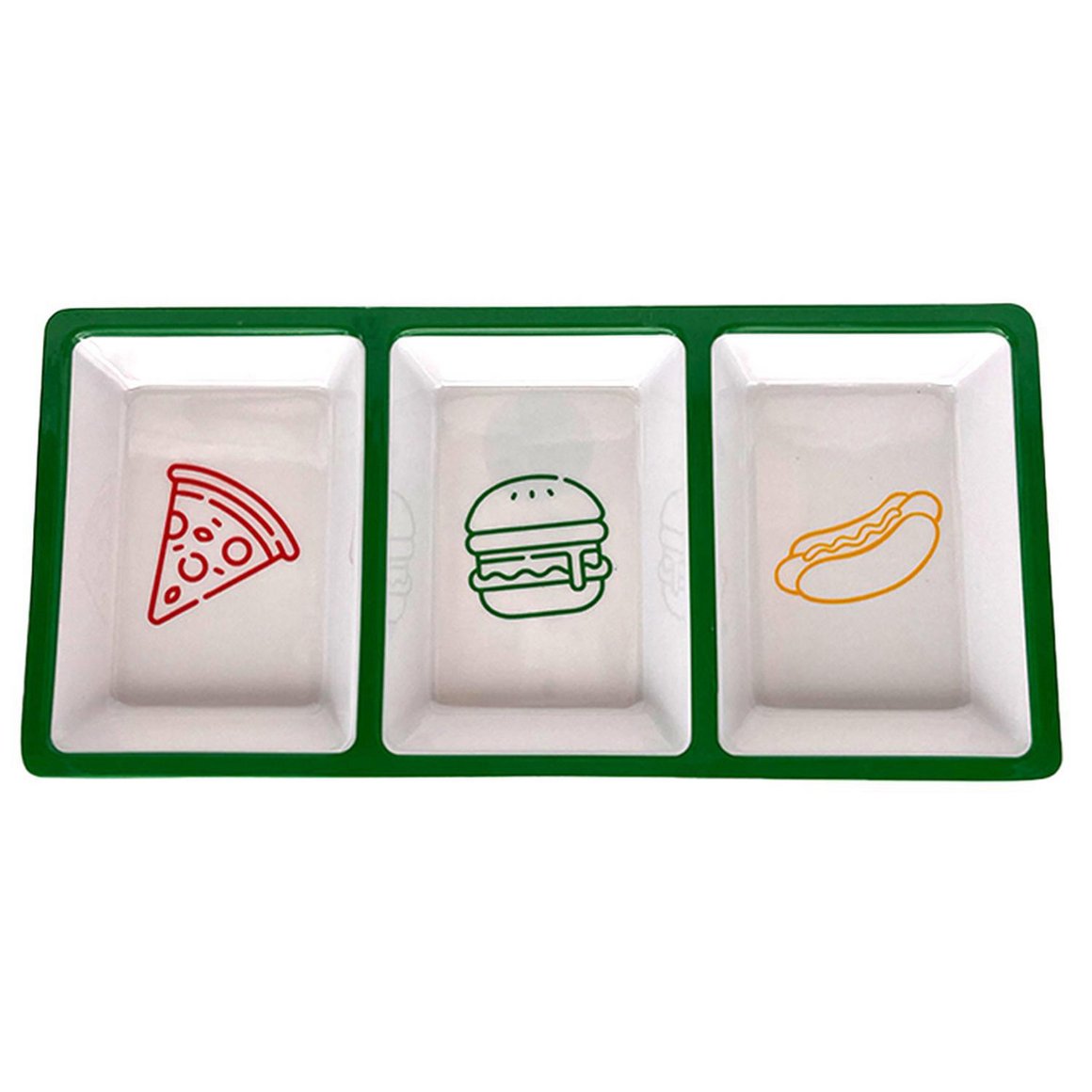 Plato 3 Divsiones Street Food | Sodimac - Falabella