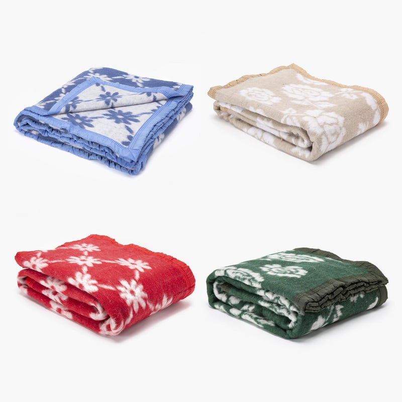 Frazada jacquard punto 1 plaza | Sodimac Chile