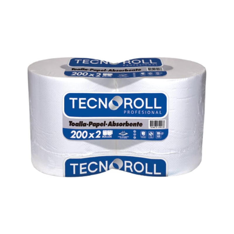 Toalla papel hoja simple pack x 2 un x 200 m | Sodimac - Falabella