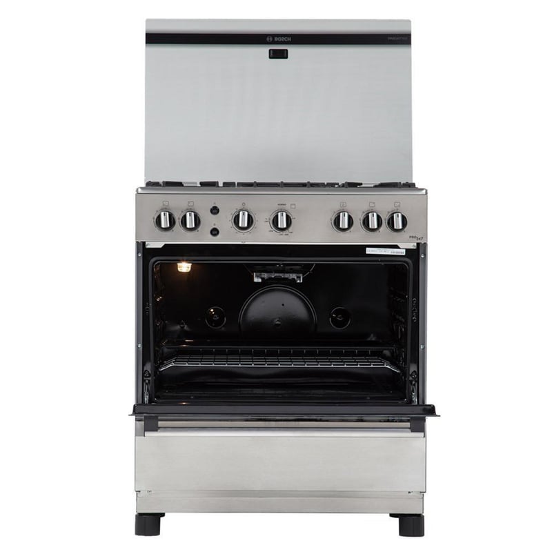 Cocina a Gas 5 Platos Gris HSK44I26SE | Sodimac Chile