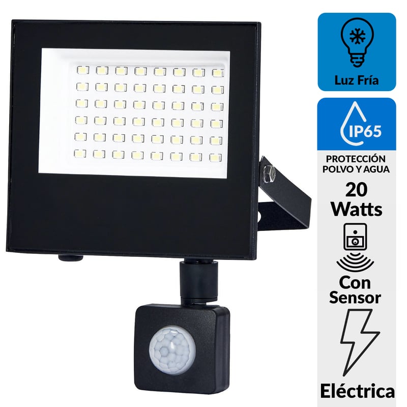 Reflector Led 20 W IP65 2000 lm Luz Fría | Sodimac - Falabella
