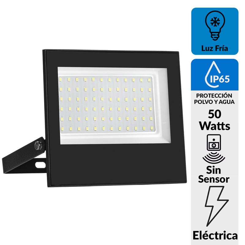 Reflector Led 50 W IP65 5000 lm Luz Fría | Sodimac - Falabella