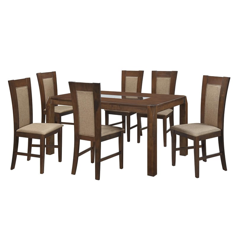 Comedor Bali 6 Sillas Mesa Rectangular 90x75x160 cm Café | Sodimac ...