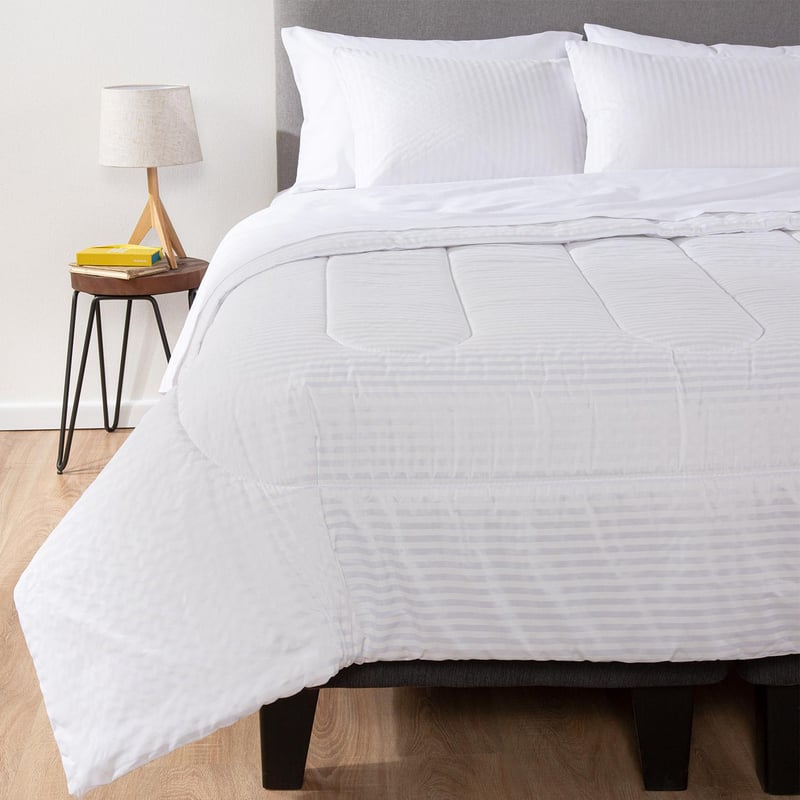 Plumón Bicolor Blanco 1.5 plazas | Sodimac - Falabella