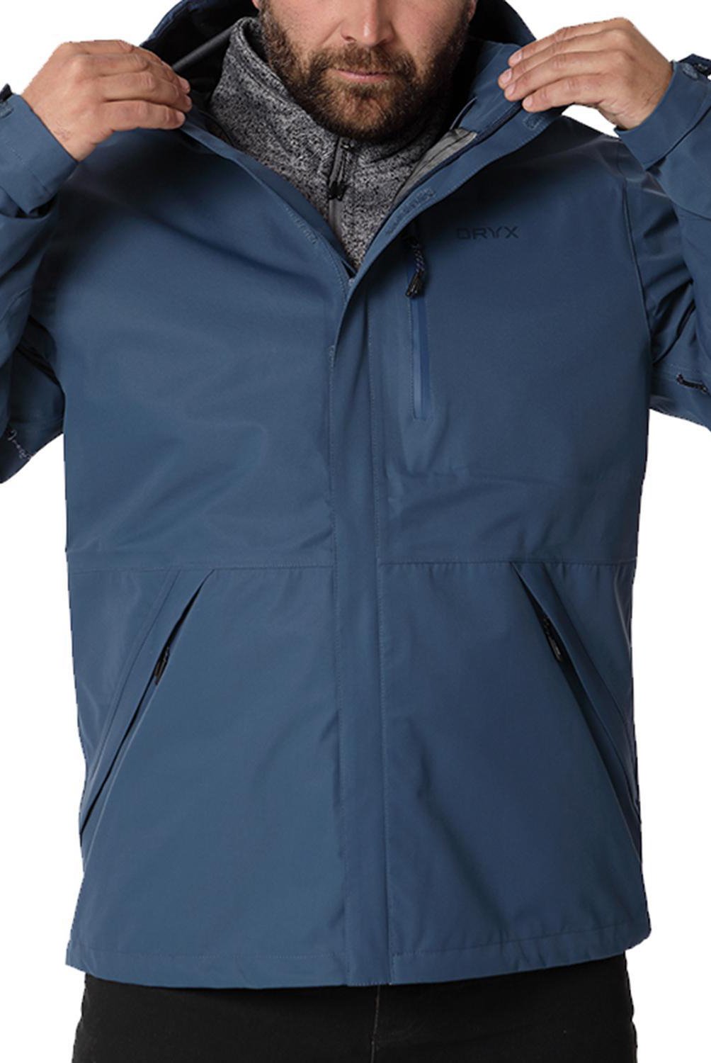 Impermeable Waterproof Hombre Jasper Azul L | Sodimac - Falabella