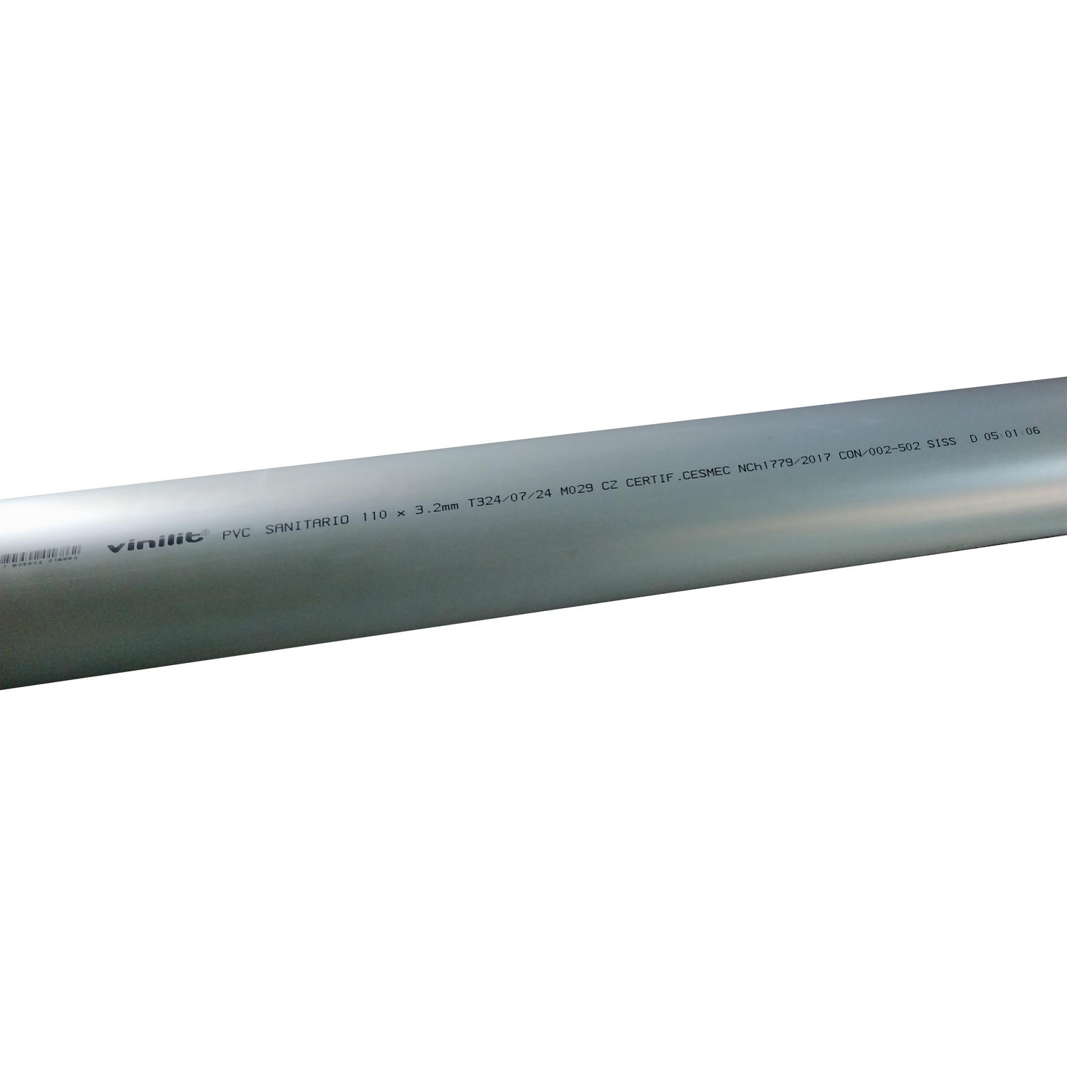 Tubo ALC Gris PVC Agua 110 mmx300 cm | Sodimac - Falabella