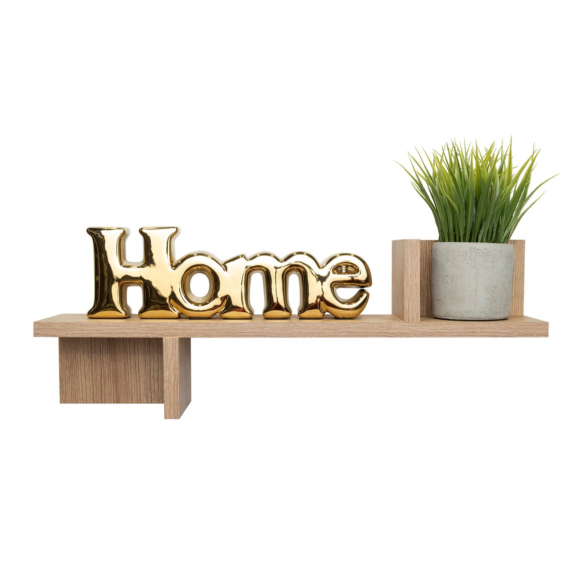 Repisa Mónaco MDP 2 Nivel(es) 10x50x12 cm Plomo/Café Claro | Sodimac ...