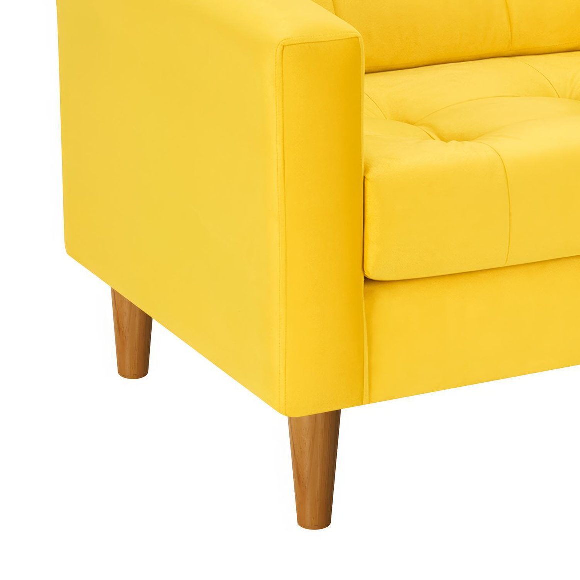 Sofá 1 cuerpo Retro 87x76x78 cm Amarillo | Sodimac - Falabella