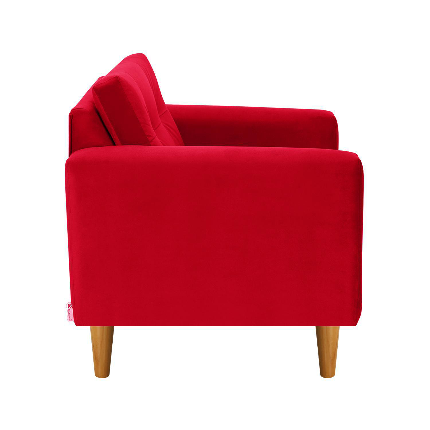 Sofá 1 cuerpo Retro 87x76x78 cm Rojo | Sodimac - Falabella