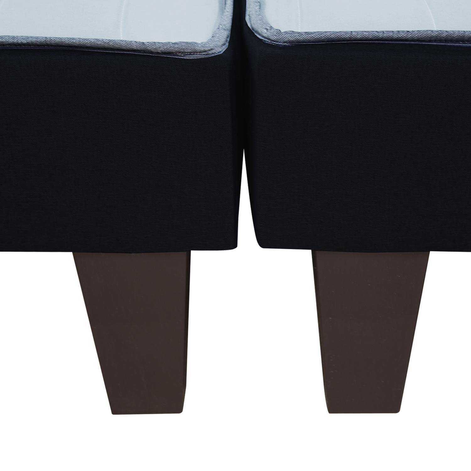 Base cama Standard 2 plazas Negro | Sodimac - Falabella