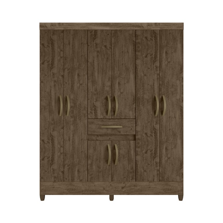 Closet 8 puertas 1 cajón Portugal chocolate | Sodimac - Falabella