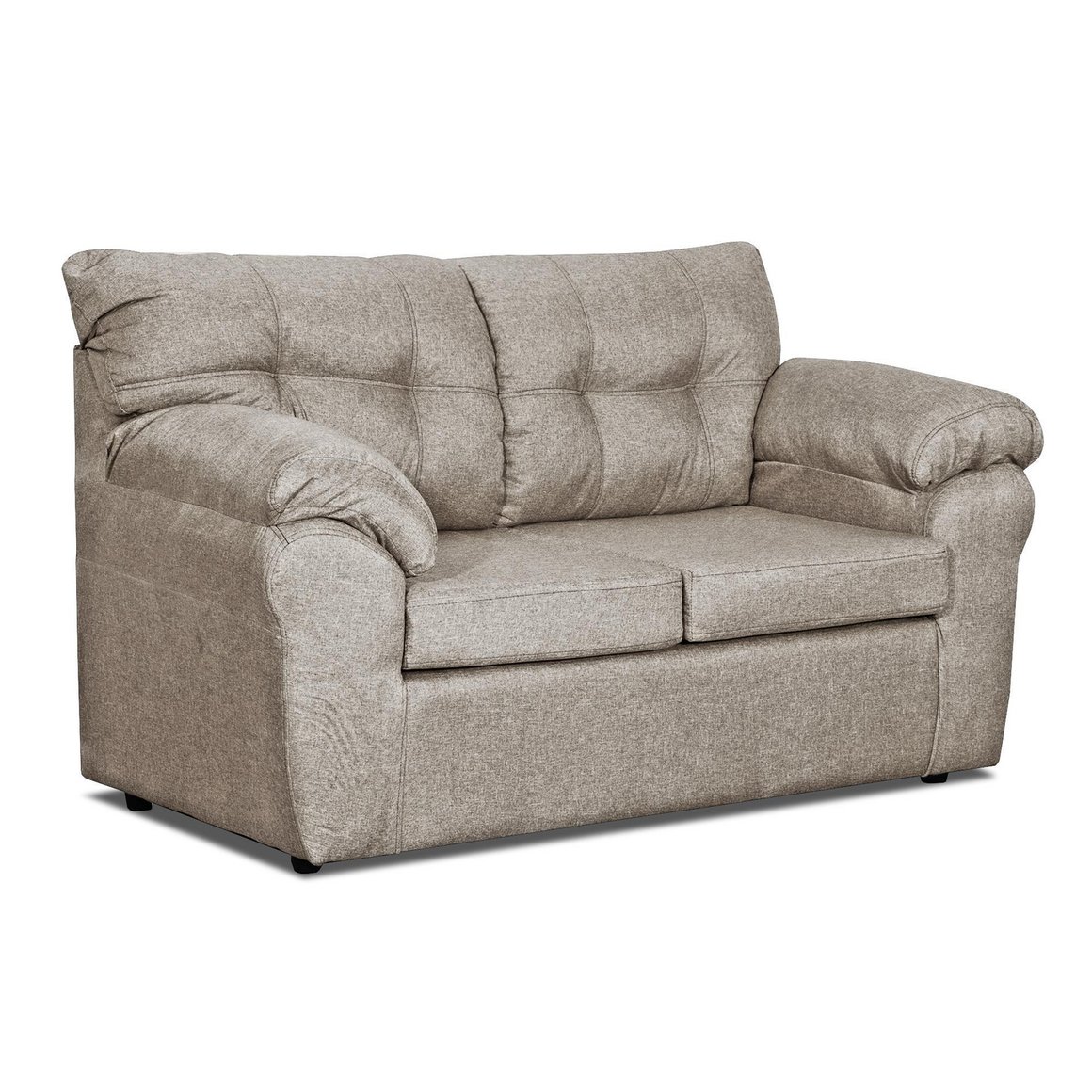 Sofá 2 cuerpos Polonia 75x90x130 cm Beige | Sodimac - Falabella